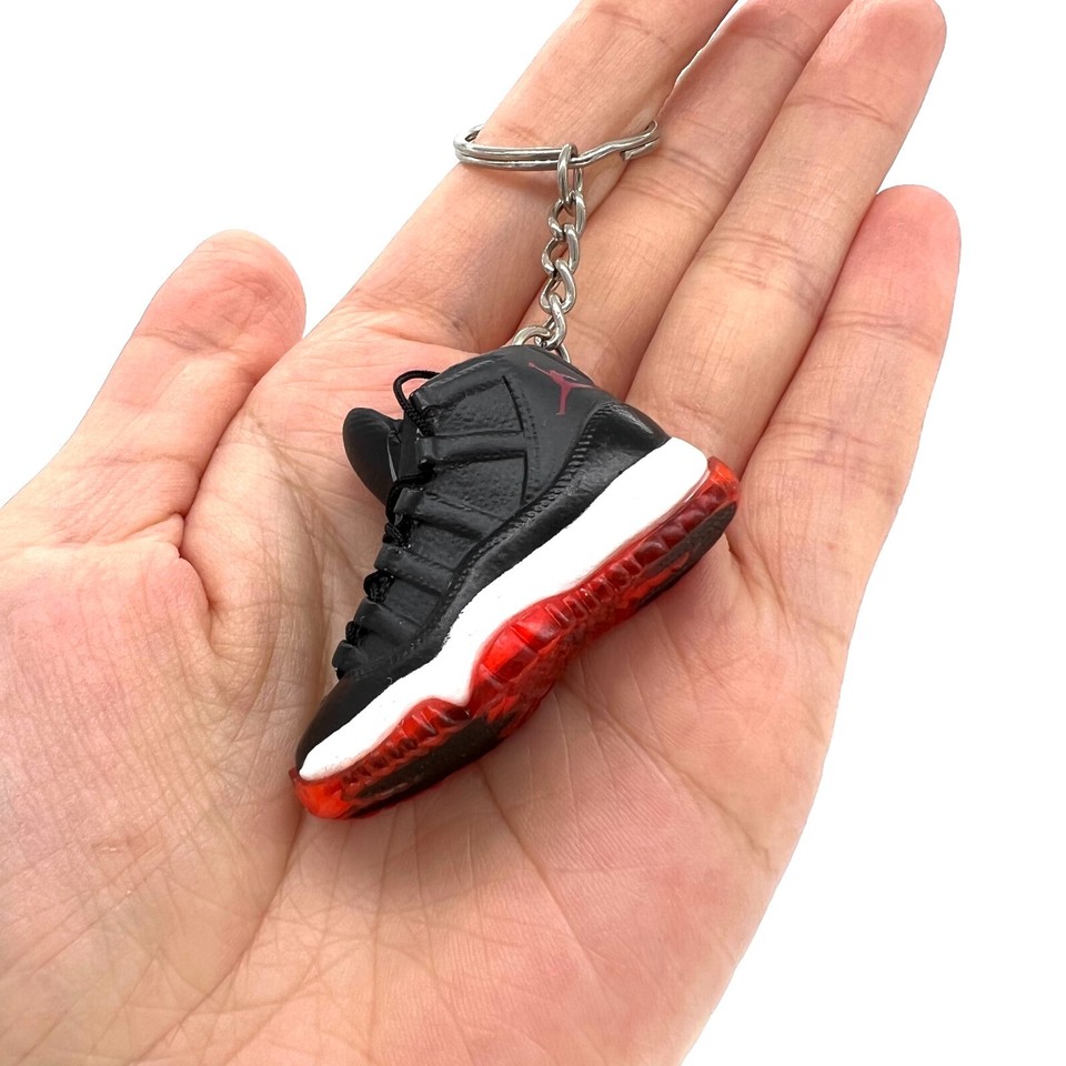 Jordan 11 Bred Collectible Shoe Keychain Sneaker Keychain Shoe Box ...
