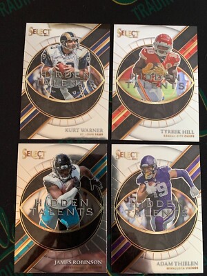 2021 SELECT FOOTBALL HIDDEN TALENTS INSERT Hill, Robinson, Thielen ...