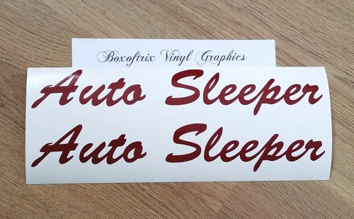 Auto Sleeper Motorhome Decals Stickers Choice Sizes/Colours - 2 Piece ...