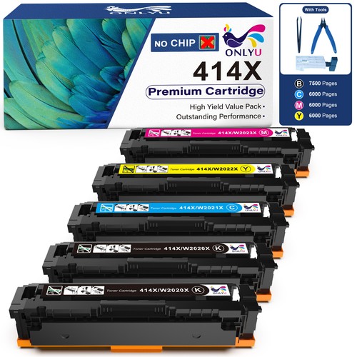W2020A No Chip Toner for HP 414A 414X Laserjet Pro M454dw M454dn MFP ...