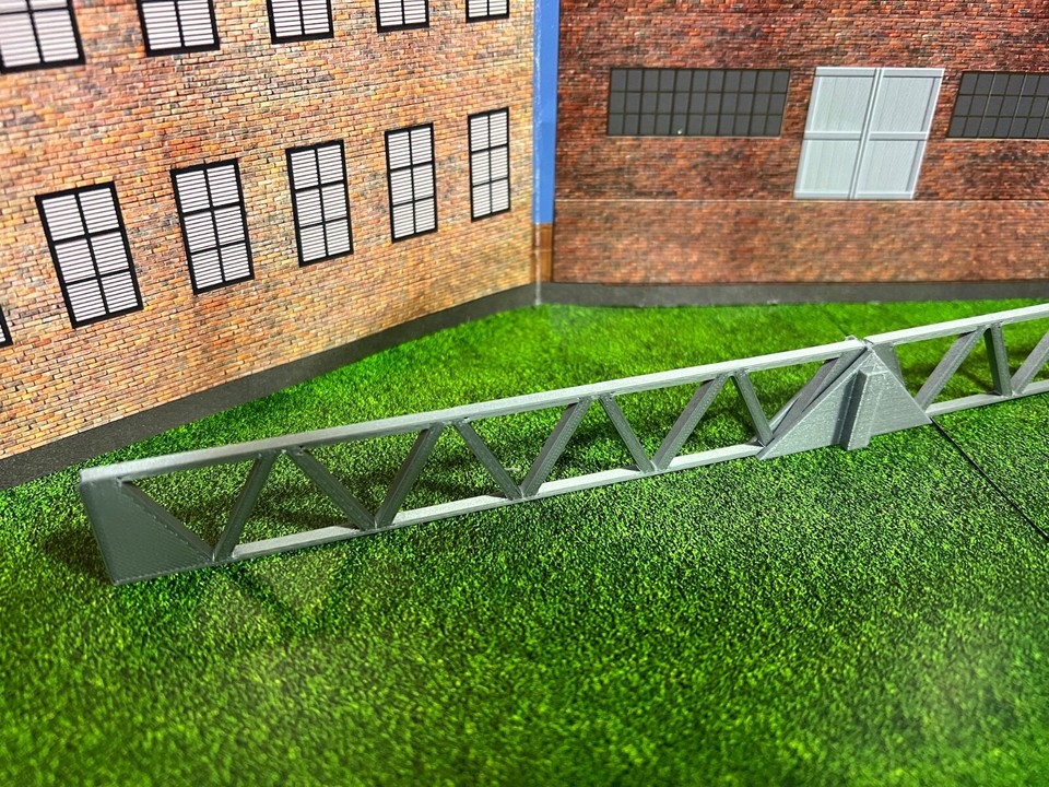 O Scale Trestle Open Girder Sides - Set of 2 with Connecting Clips | eBay