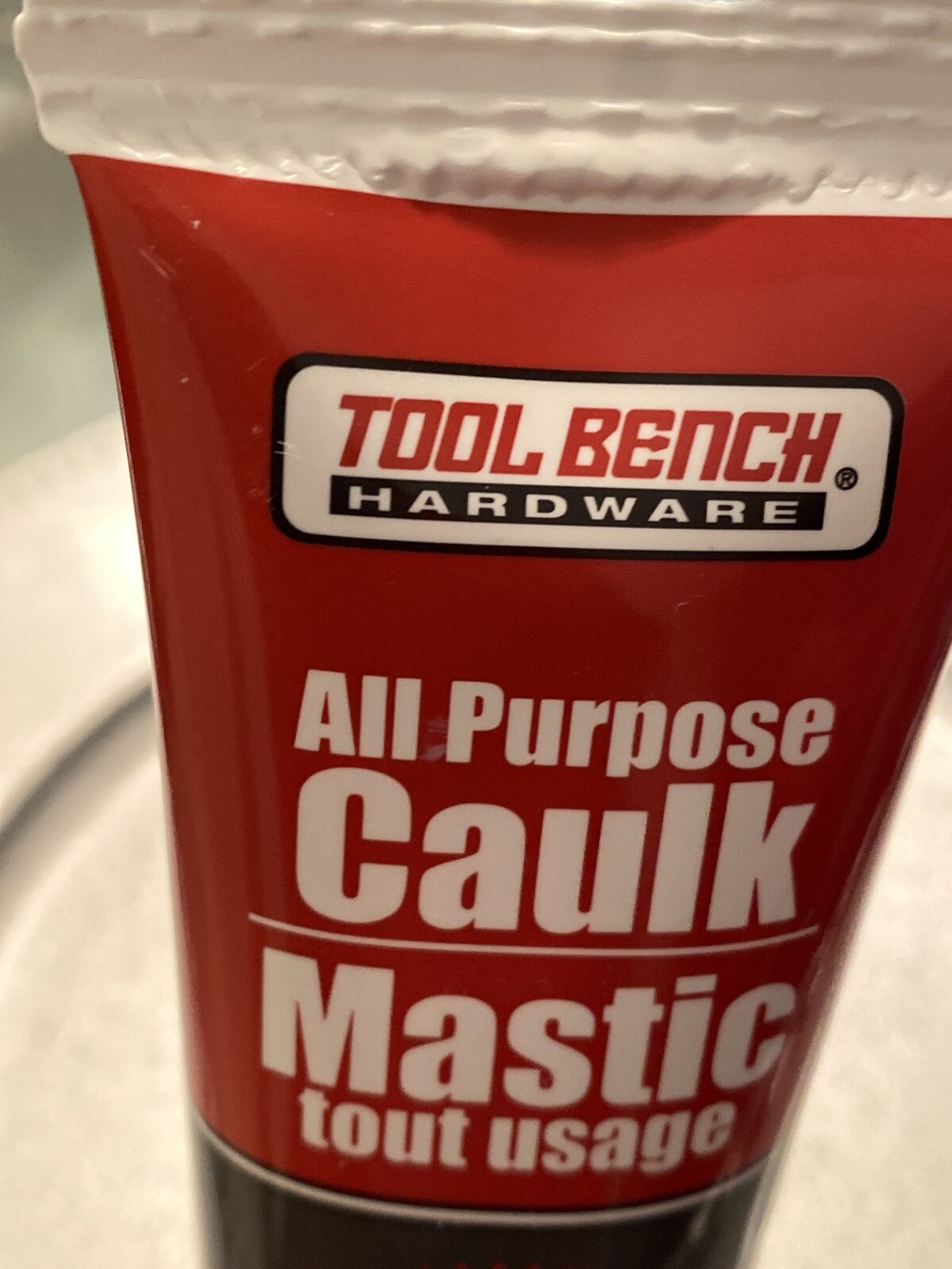 4.5oz All Purpose Caulk Mastic Silicone Sealant White f/ Tubs Sinks ...