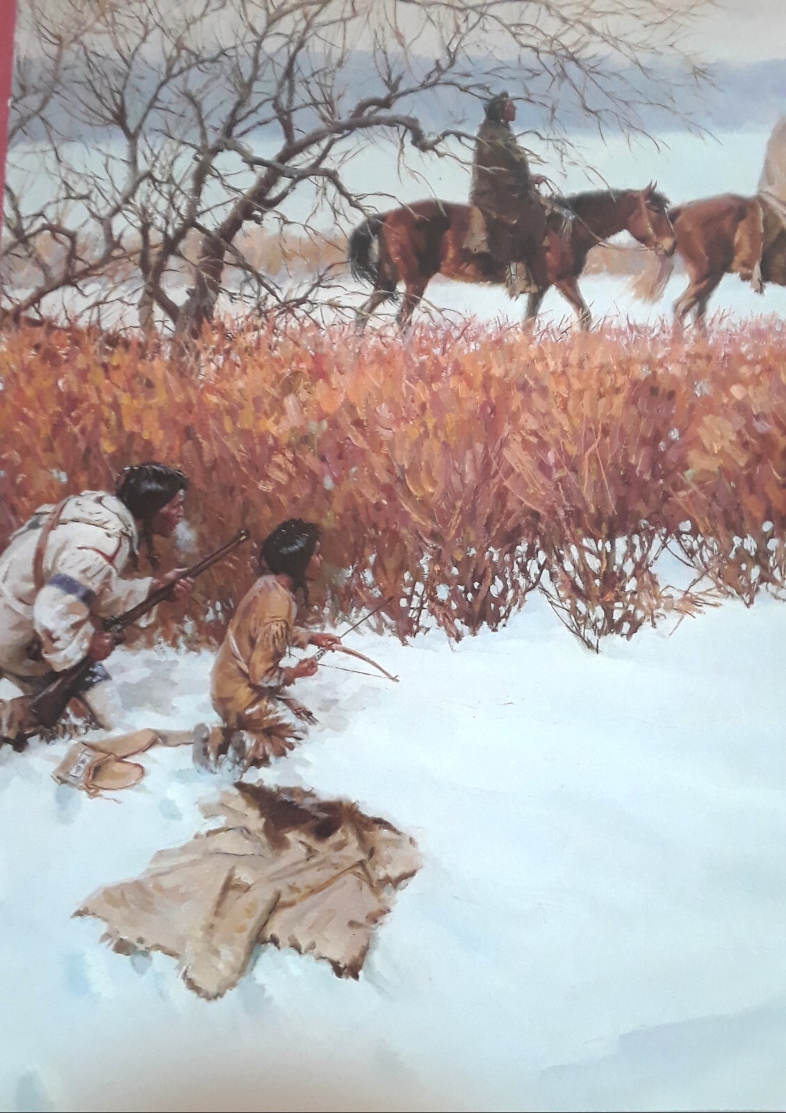 Tom Lovell,THE FRIENDLY WILLOWS,2 prints,Native American, Art Print ...