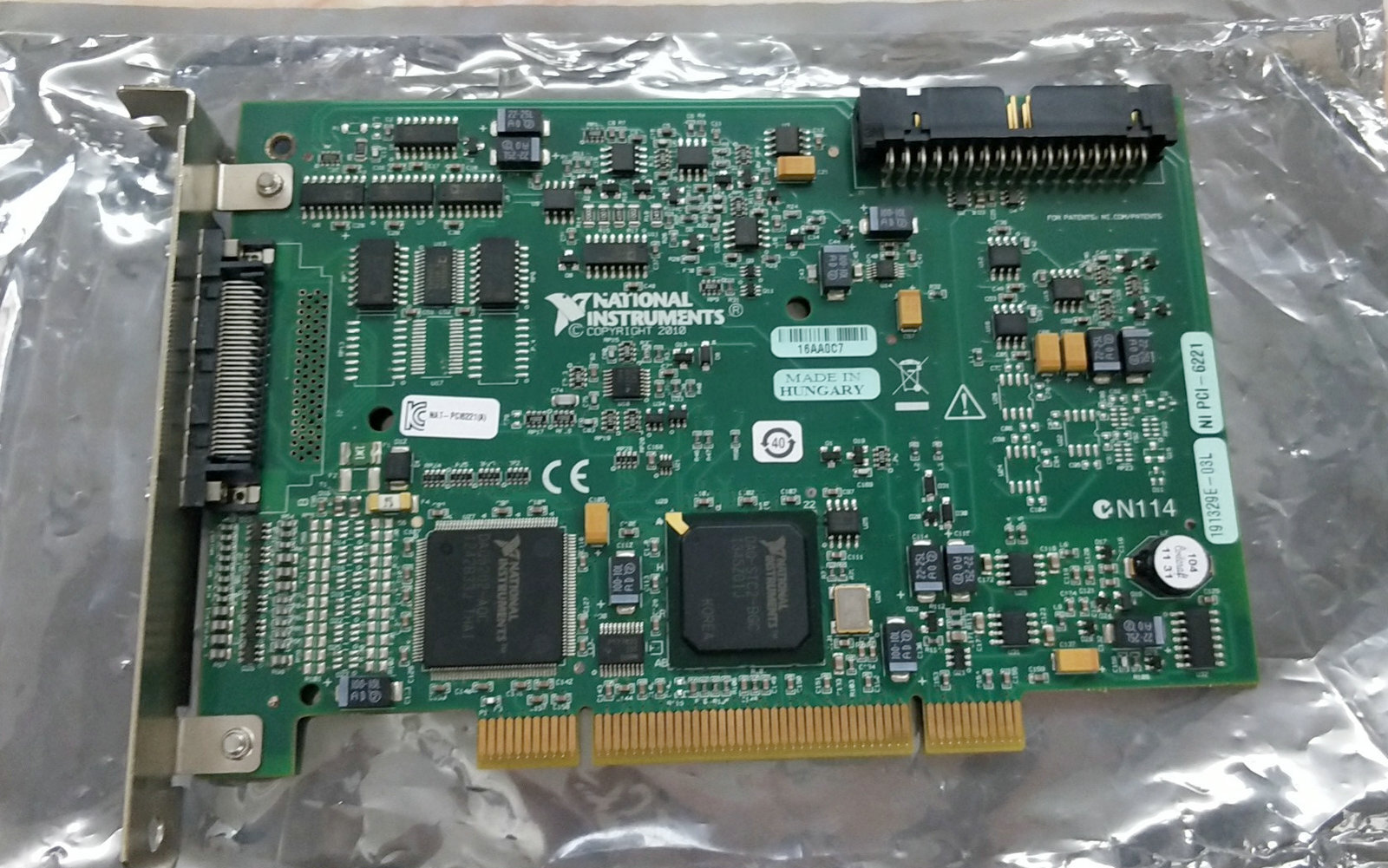 NI Data Acquisition DAQ Card, PCI-6221-37 (37-pin) | eBay