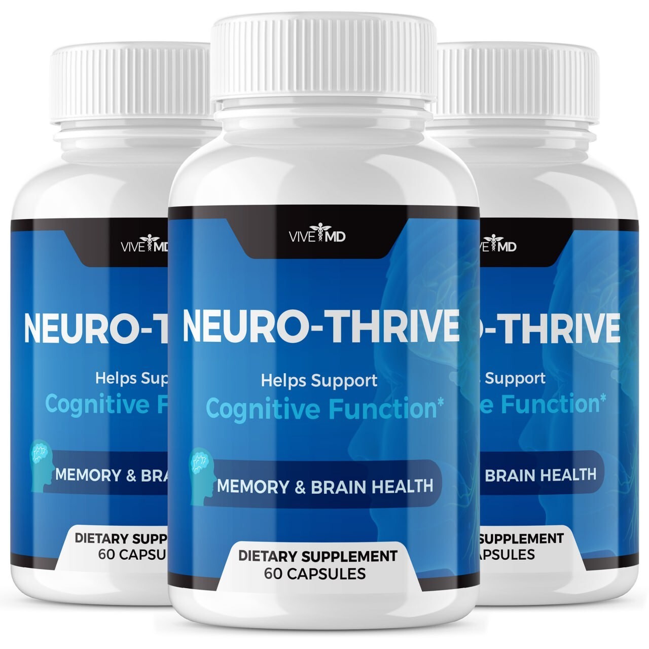 Neuro Thrive Brain Supplement Extra Strength - Official Formula (3 Pack ...