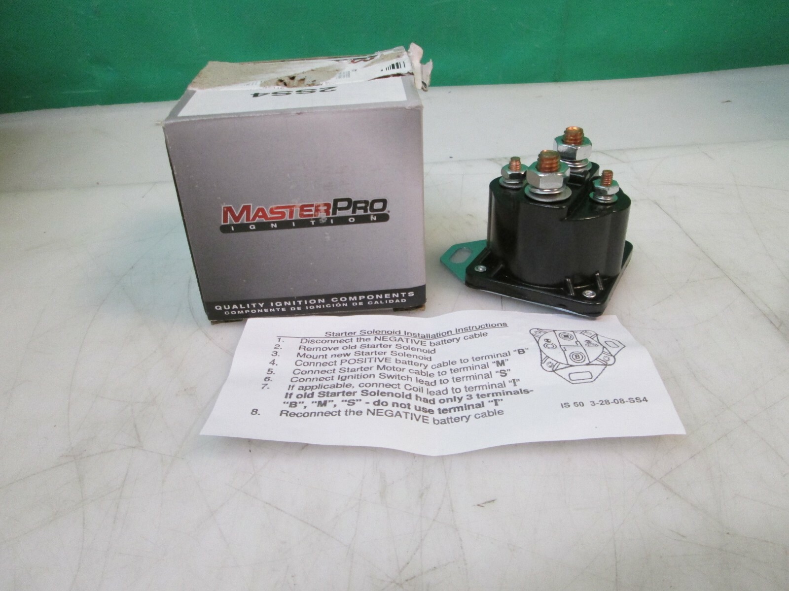 MasterPro Ignition 4 Terminal Starter Solenoid 2SS4 Ship for sale ...