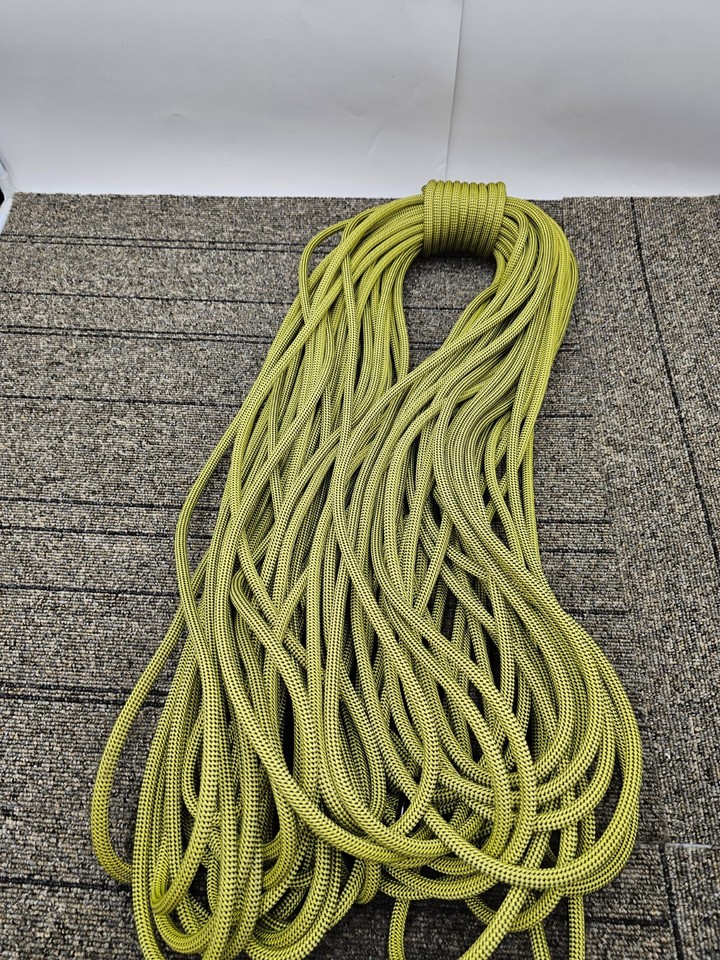 Black Diamond 7mm 60m Dry Climbing Rope Durable 2X2 Sheath Yellow | eBay