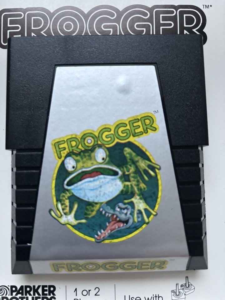 Frogger (Atari 2600, 1982) Near Mint Box, Insert w/Manual & Parker Bothers Note | eBay