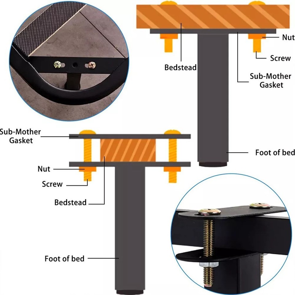 Robust Stretchable Bed Frame Legs Designed for Optimal Weight ...