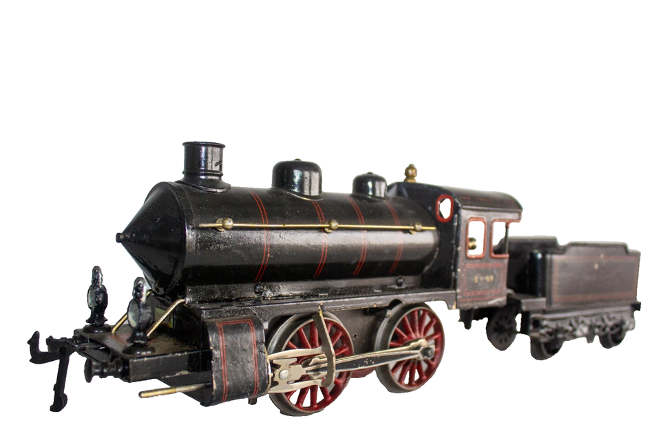 1918-1922 Vintage Continental Bing #I-48 1-gauge Clockwork Locomotive ...