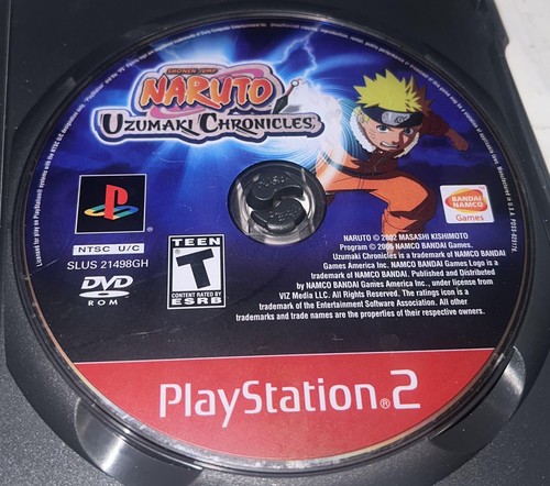 Naruto Uzumaki Chronicles PlayStation 2 PS2 Video Game Bandai Namco ...