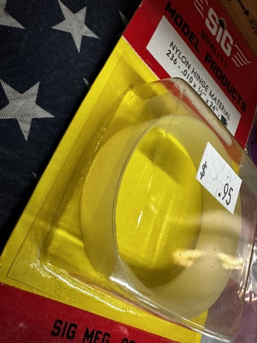 SIG QUALITY MODEL PRODUCTS 237 Nylon Hinge Material: .010 X 1/2” X 24 ...