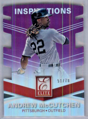 2015 Elite Inspirations Andrew McCutchen #167 51/78 PITTSBURGH PIRATES ...