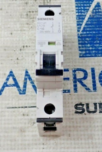 SIEMENS 5SY41 MCM C16 230/400V CIRCUIT BREAKER | eBay