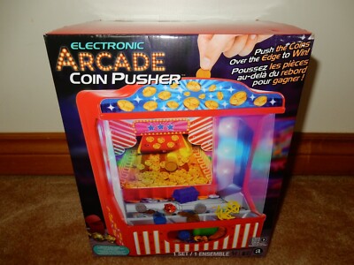 ELECTRONIC ARCADE COIN PUSHER MACHINE BRAND NEW FREE USPS SHIPPING | eBay