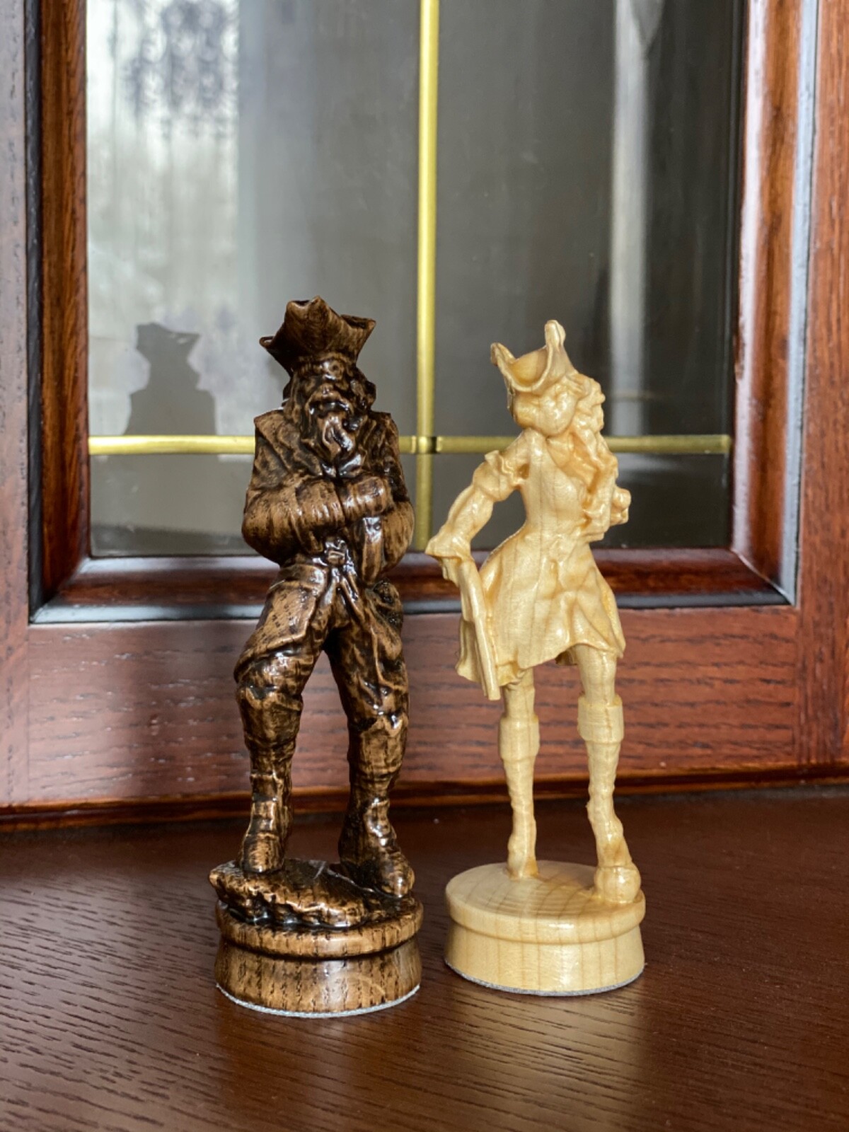 Pirates of the Caribbean Sea, Chess pieces, Wooden chess pieces ...