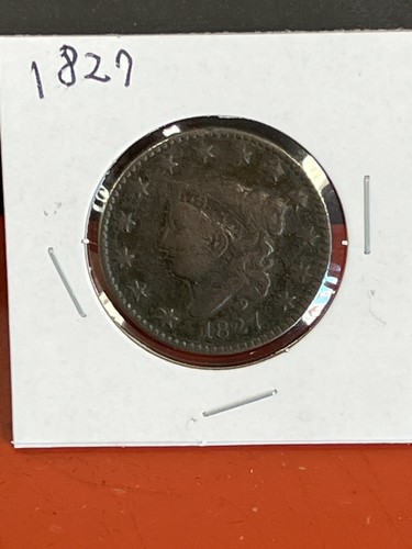 1827 Braided Hair Large Cent - 45 Degree Rotated Dies - Nice Higher ...