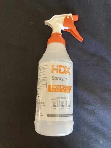HDX 32 oz All-Purpose Spray Bottle - Adjustable Nozzle for Cleaning | eBay