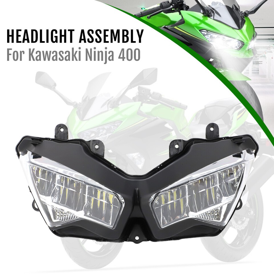 For KAWASAKI NINJA 400 2016-2021 LED Headlight Assembly NINJA 650 ZX6R ...