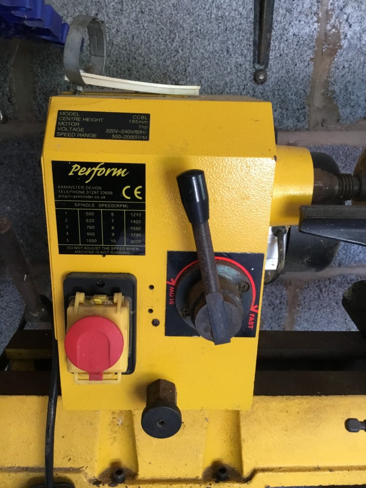 Axminster Perform Woodturning Lathe Model CCBL with many accessories ...