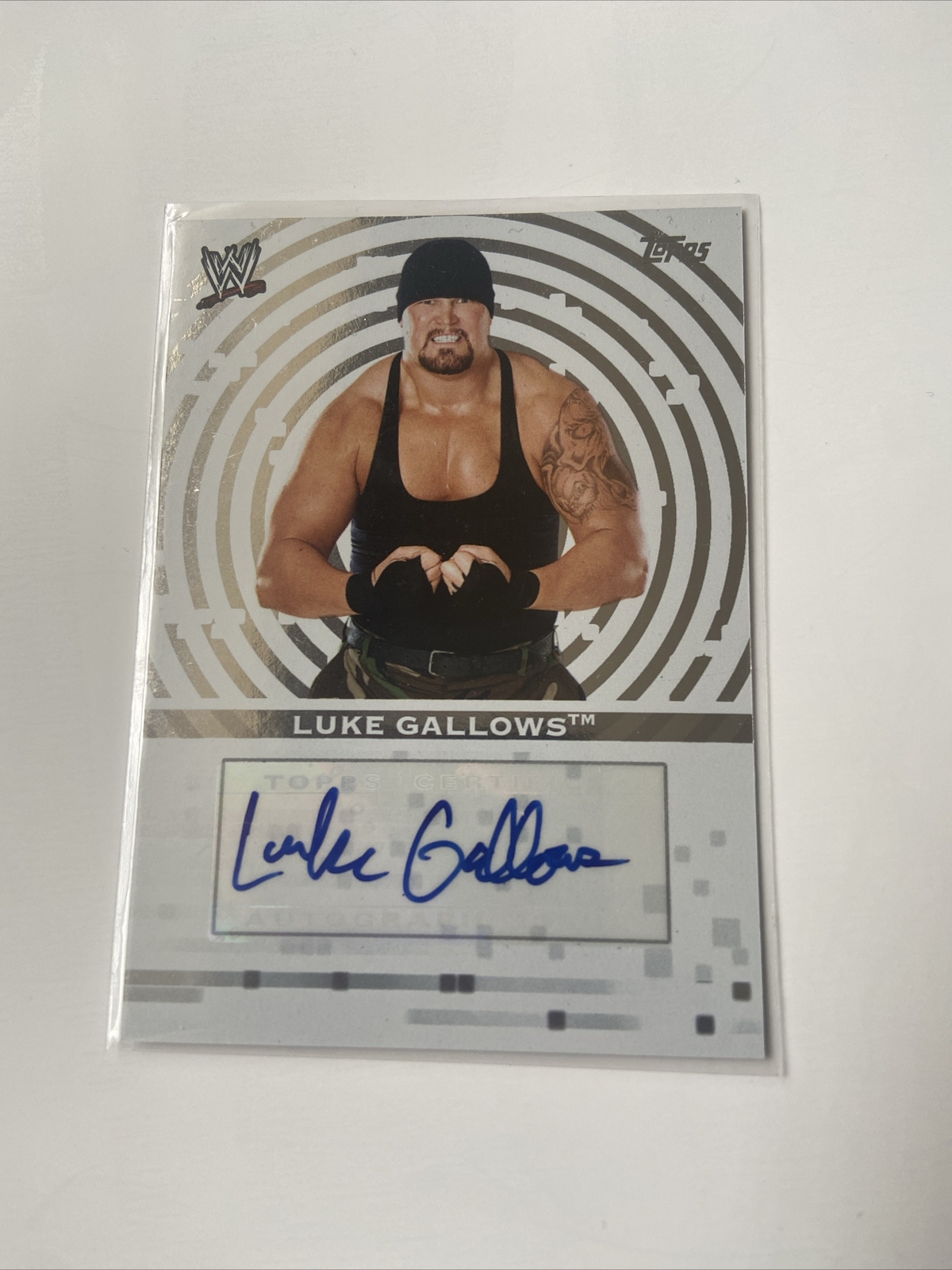 Luke Gallows 2010 Topps WWE Authentic Autograph Card BC The Club | eBay