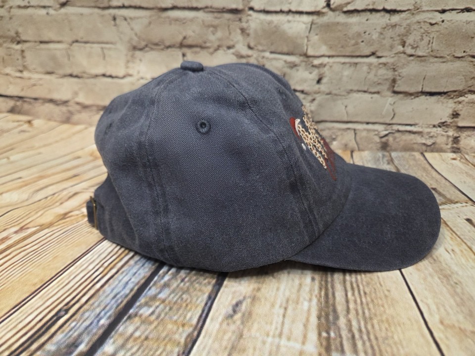 Merry Christmas Hat Distressed Santa Womens Hat Dark Blue NWoT | eBay
