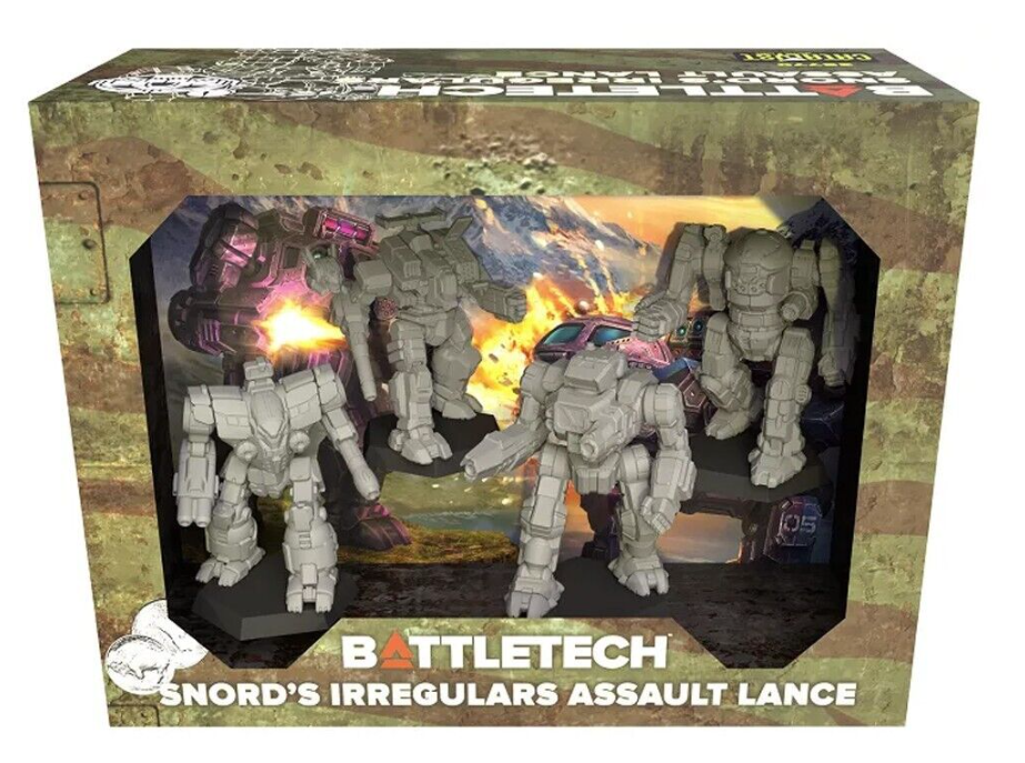 Battletech Snord's Irregulars Assault Lance Mech Pack Spartan ...