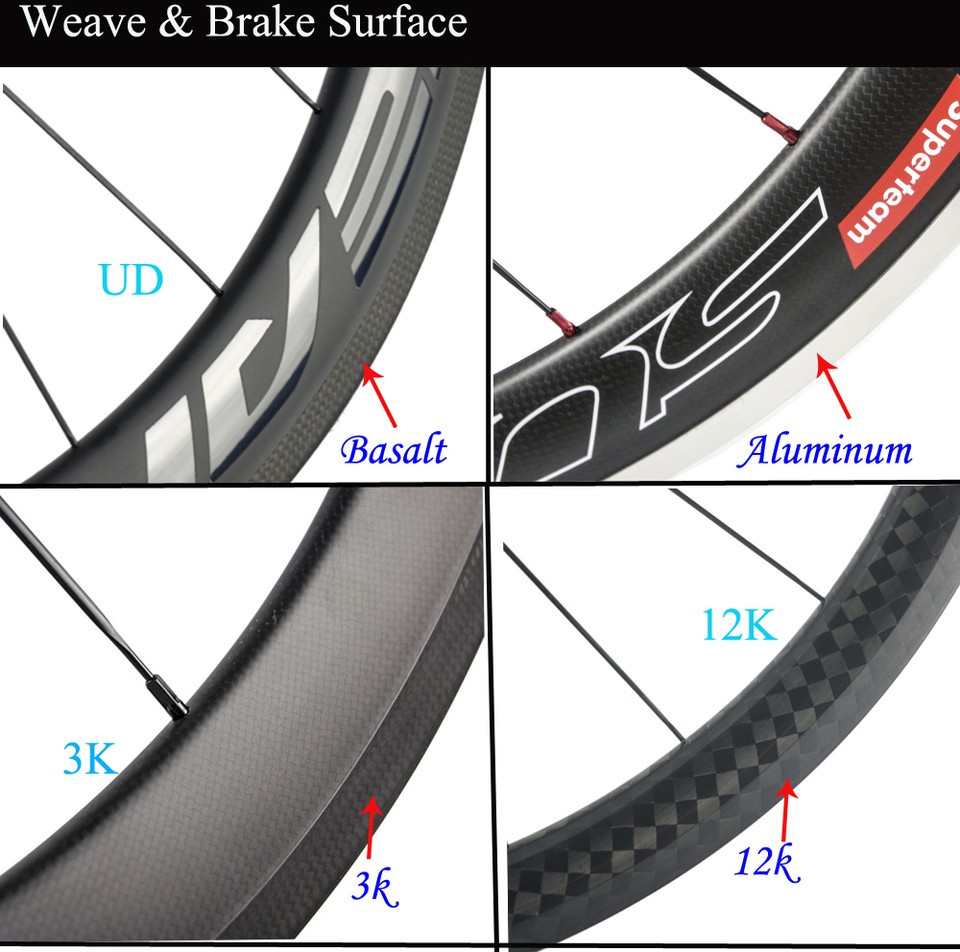 70mm Tri Spoke Front Wheel 88mm Rear Carbon Wheelset Fixed Gear Wheels ...