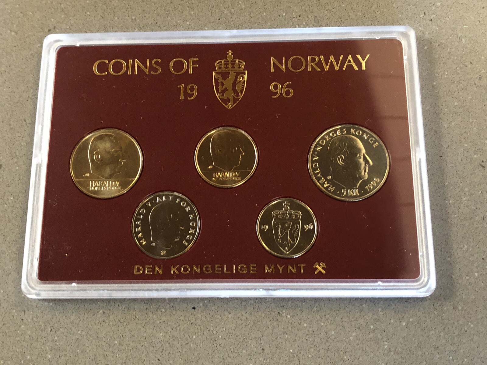 NORWAY 5 Uncirculated Coins 1996 Coins of Norway from the Royal Mint | eBay