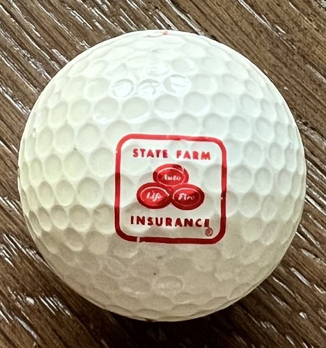 State Farm Insurance Co. Logo Slazenger #3 Raw Distance Vintage Golf ...