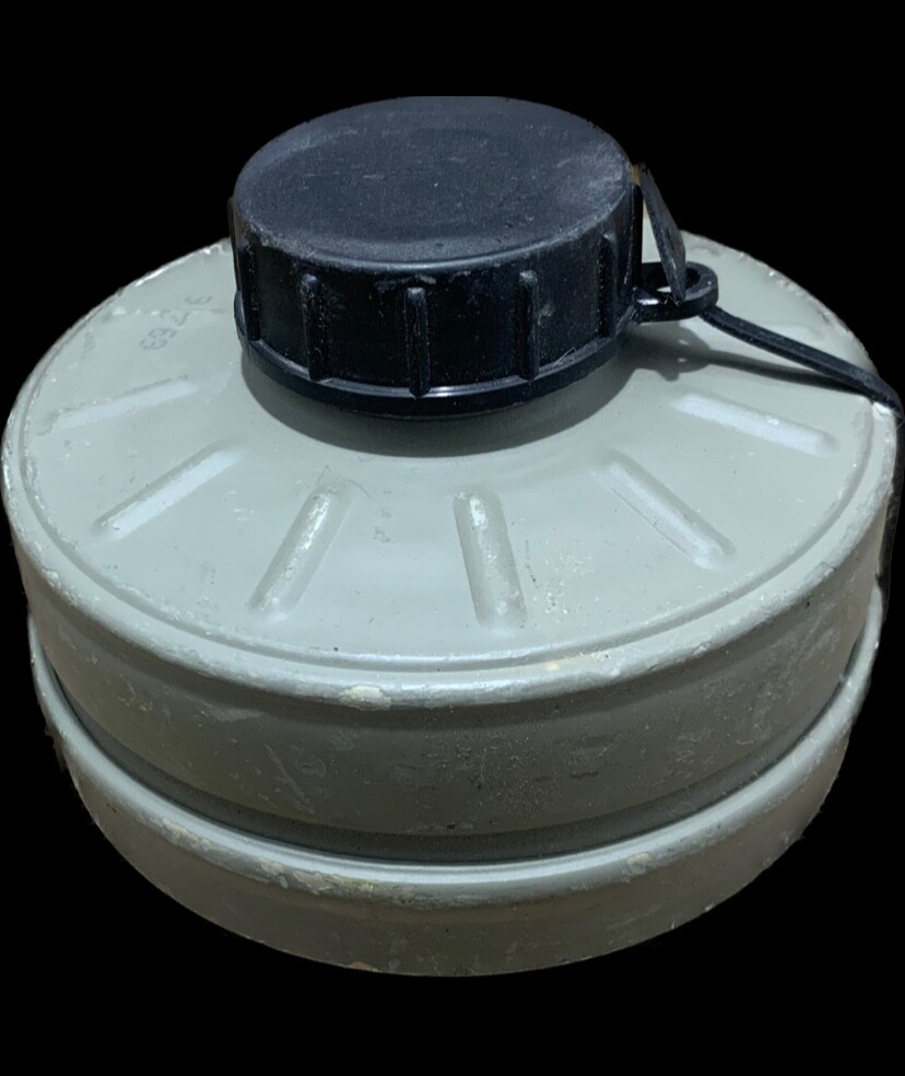 Israeli Sealed Gas Mask Filters W/Nato 40mm Threads Fits Most Masks | eBay