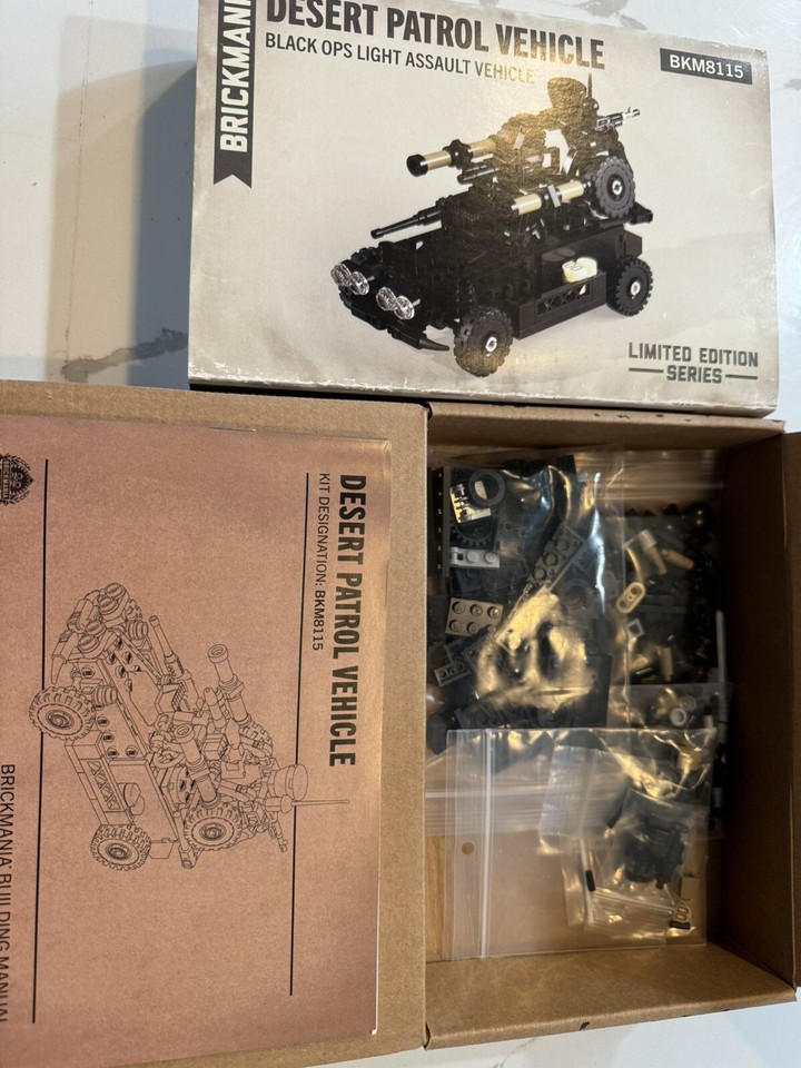 Brickmania Desert Patrol Vehicle (DPV) - VEHICLE ONLY - No Minifig ...