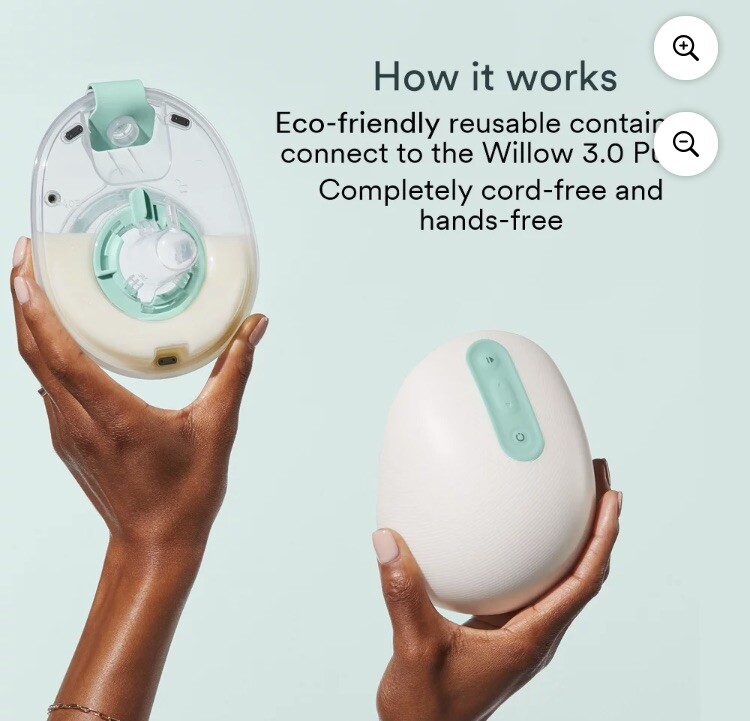 Willow Reusable Breast Milk Container - 24mm - 2 Reusable Milk ...