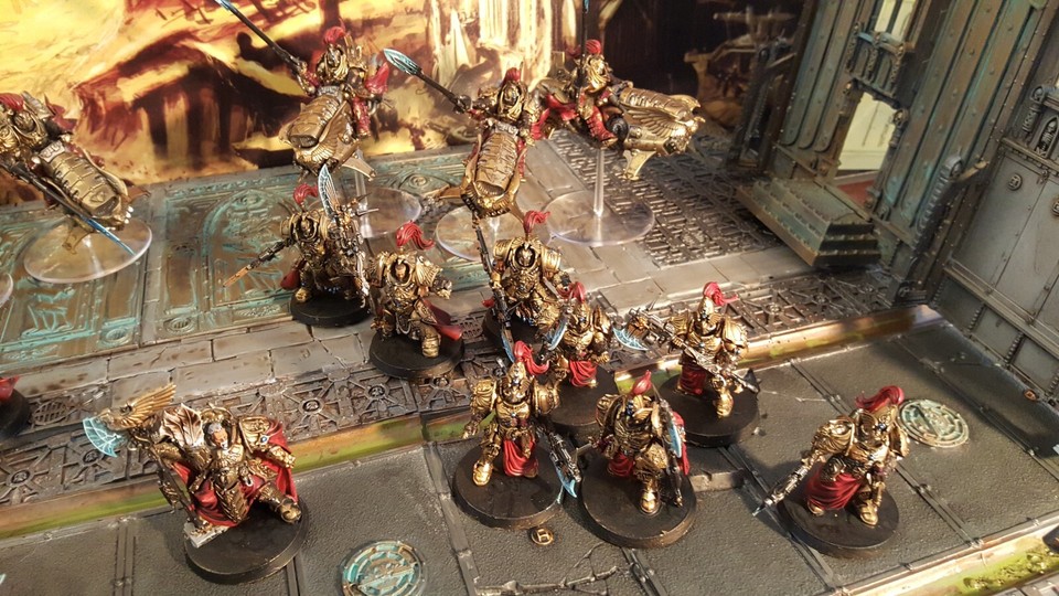 Warhammer 40k Custodes army Battle force Pro Painted Commission Pre ...