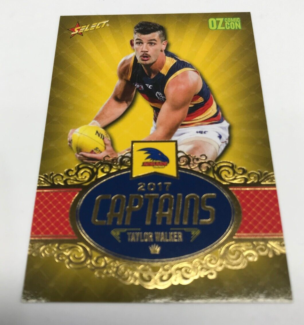 2017 SELECT OZ COMICON LIMITED EDITION AFL CAPTAINS CARD #2 TAYLOR ...