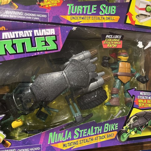 2013 Nickelodeon TMNT Turtle Sub & Stealth Bike -NEW- | eBay