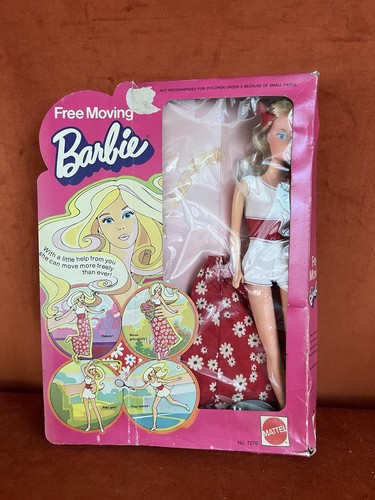 Vintage 1974 Mattel #7270 Free Moving Barbie Doll W/ ORG Box Blonde | eBay