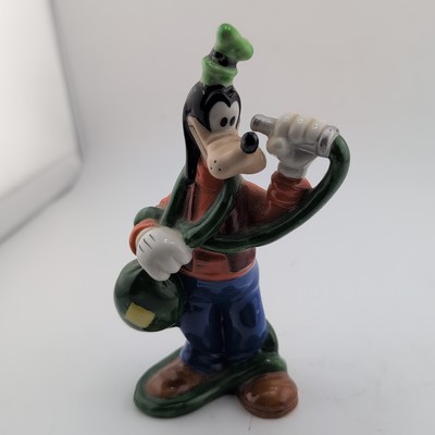 Disney Goofy Figurine With Water Hose Glossy Porcelain Walt Disney ...
