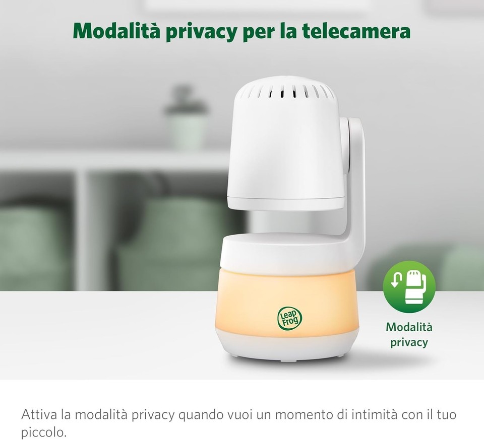 LeapFrog LF925HD Video Baby Monitor con Display LCD 5” 720p HD, Pan ...