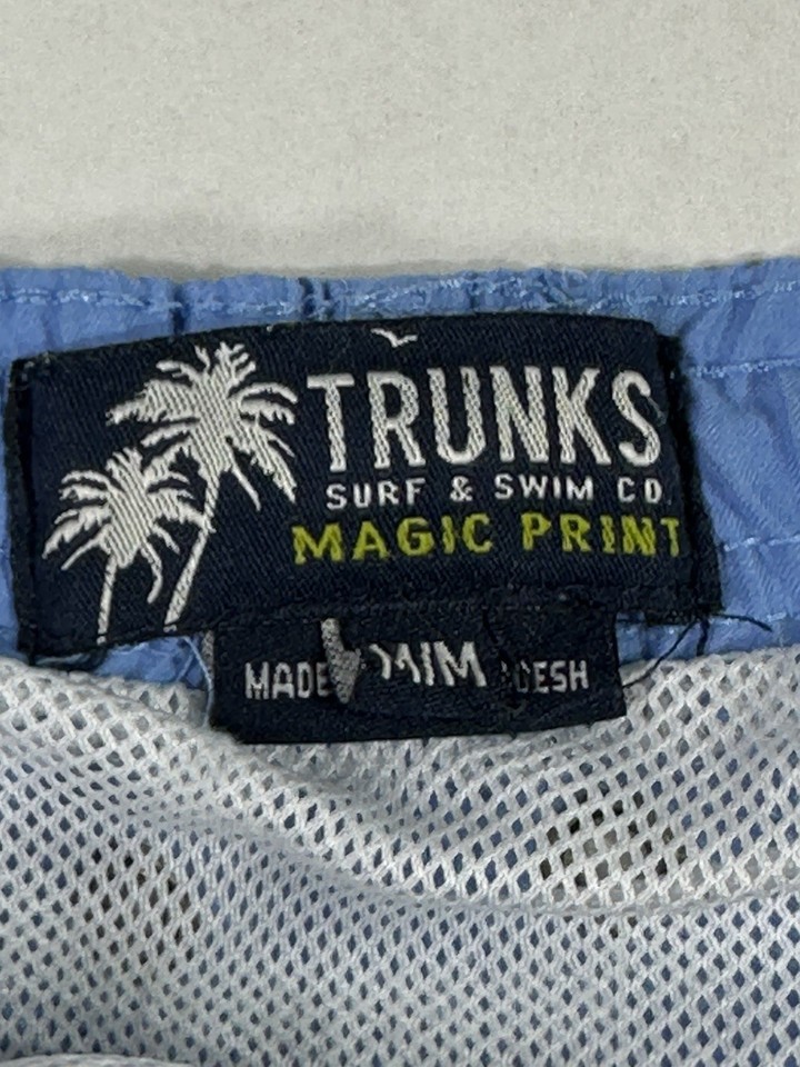 Trunks Surf & Swim Co. Magic Print Swim Trunks Blue Men’s Size M | eBay