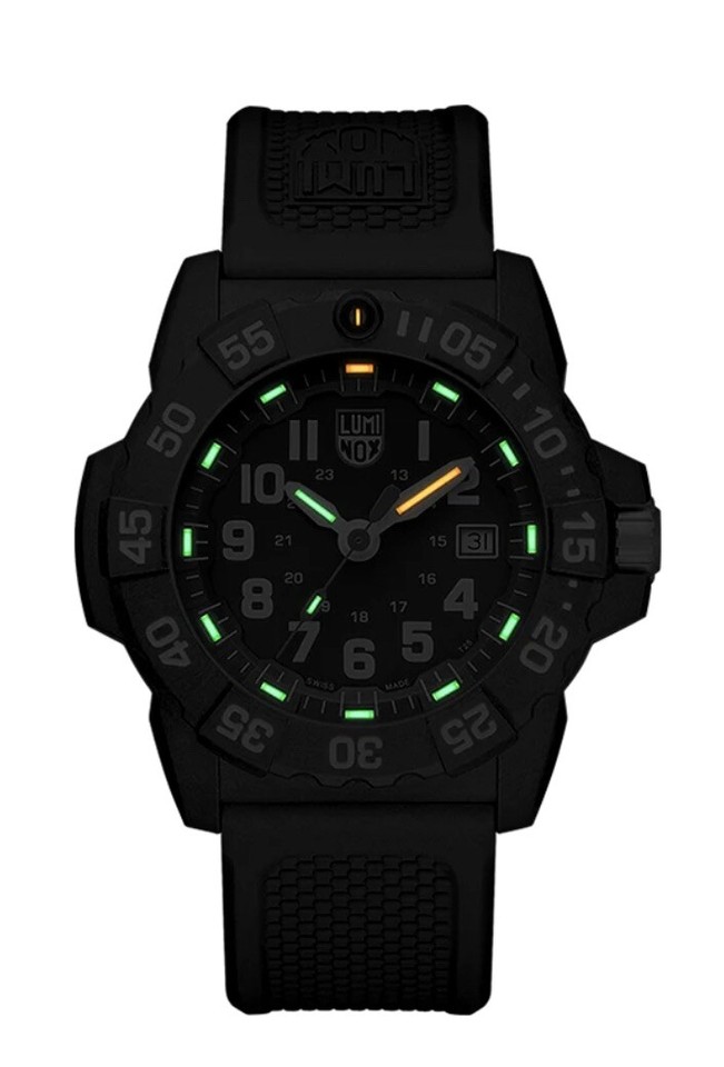 Factory Brand New Luminox Navy Seal Black Dial Rubber Strap Men's Watch ...