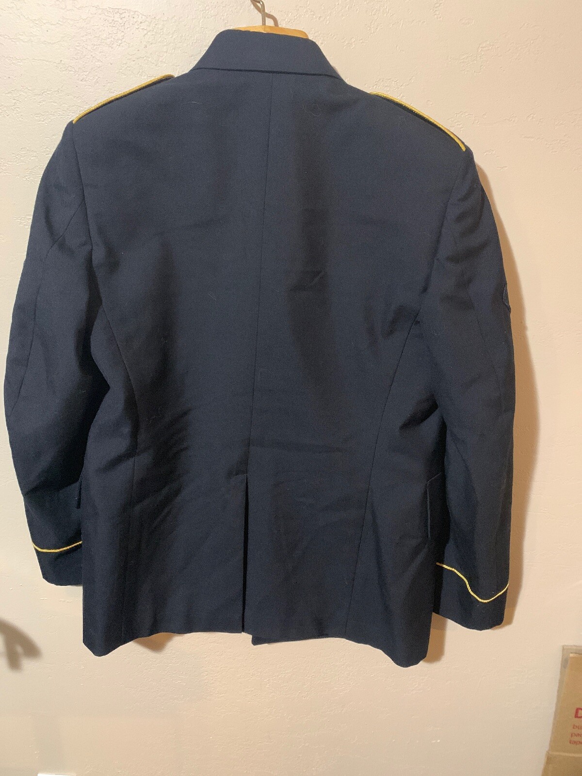 US Army Dress Coat Blue Shade 450 Mens 37S Decorated Defense | eBay