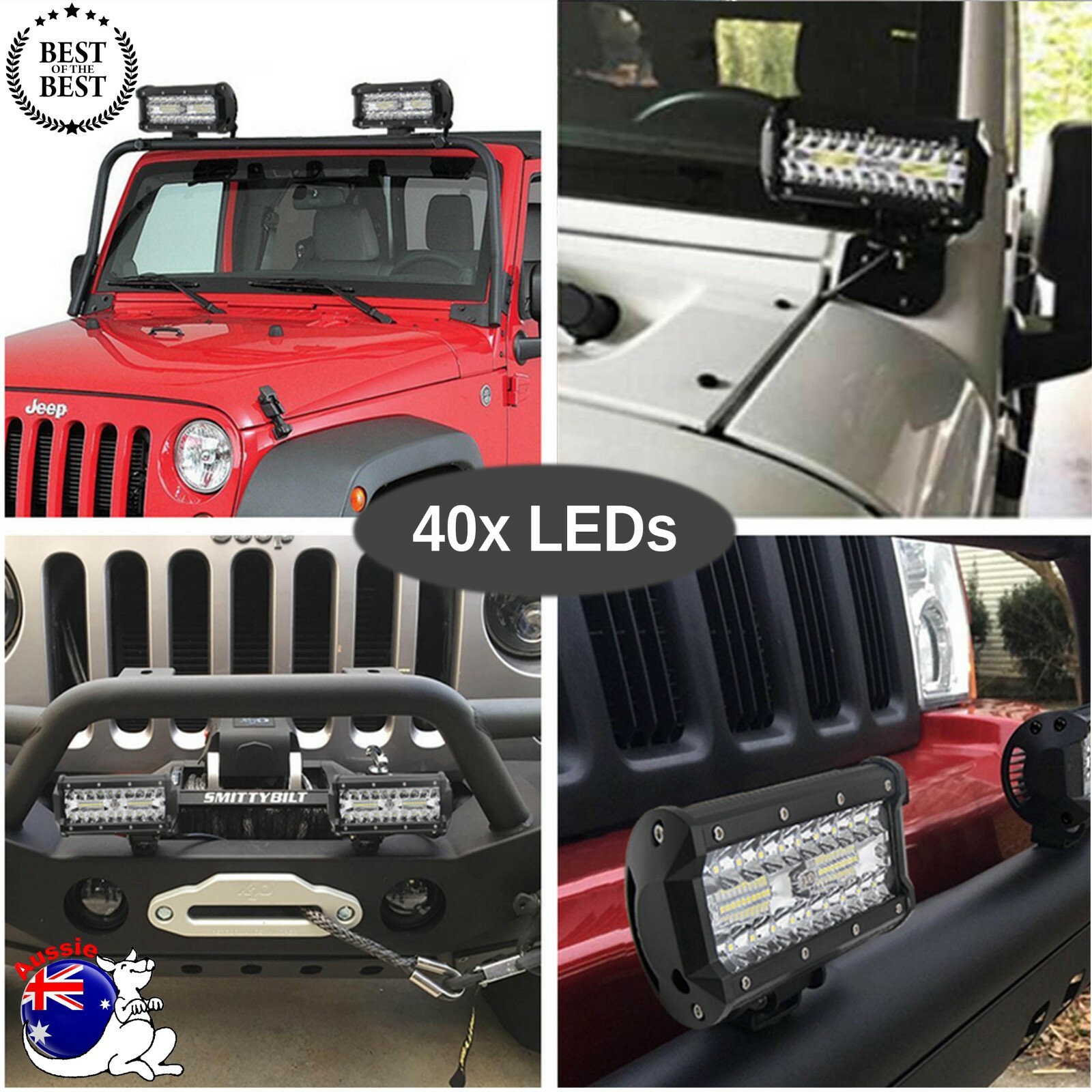 2 x 7" 120W CAR SUPER BRIGHT LIGHT BAR 4WD LED COMBO BEAM 9-32V SUV 4X4 ...