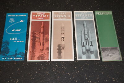 Vintage US Air Force Brochures Strategic Air Command Titan Pershing ...