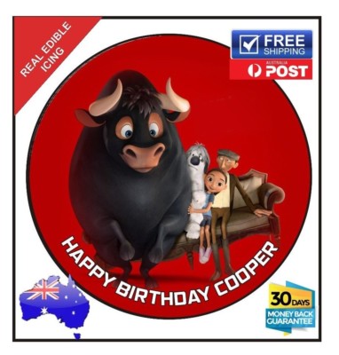 Ferdinand Edible Icing Image Cake Topper Party Birthday Personalised ...