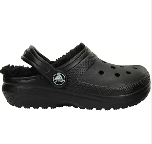 Unisex Child Size c10 - Crocs Classic Lined Clog Black/Black | eBay