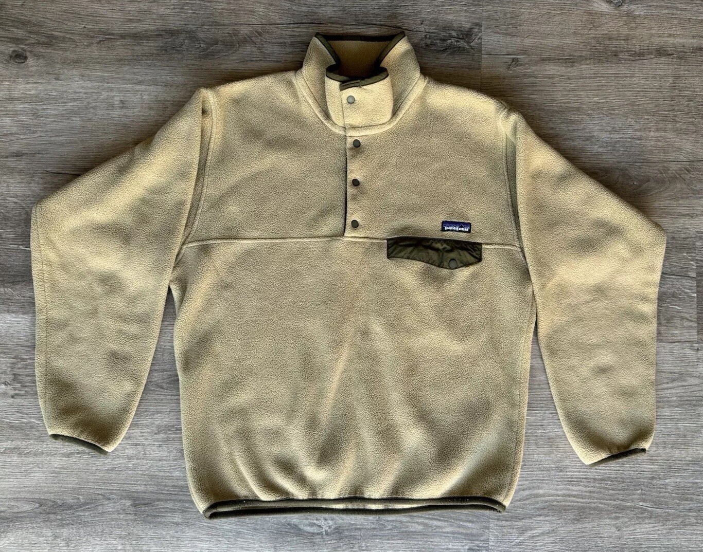 Vintage Patagonia Synchilla Men Small Snap-T Fleece P… - Gem