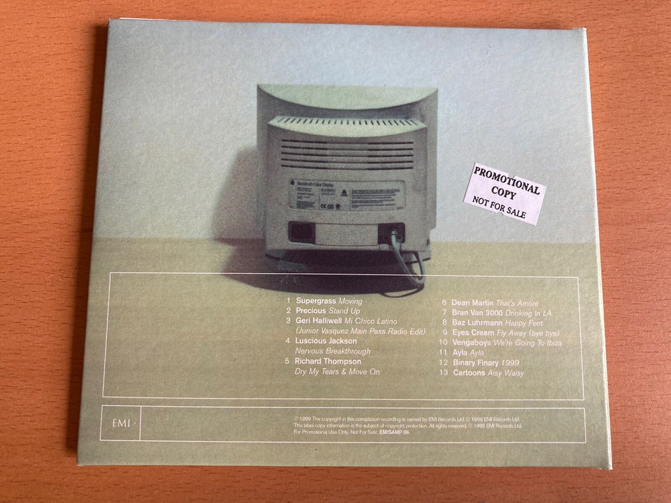 EMI SAMPLER 06: 1999 CD RARE PROMO 13 TRACKS SUPERGRASS CARTOONS BAZ ...
