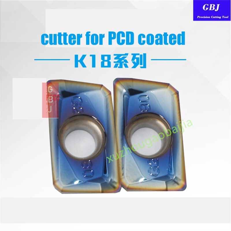 PCD coating 10pcs APKT1604PDFR-G2 K18 Carbide aluminum with milling ...