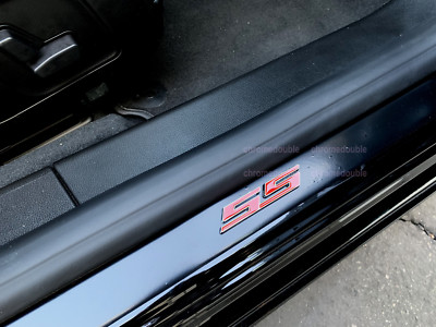 2 x 3D SS Super Sport LOGO Door Step Emblem plate Sills Badge Sticker ...